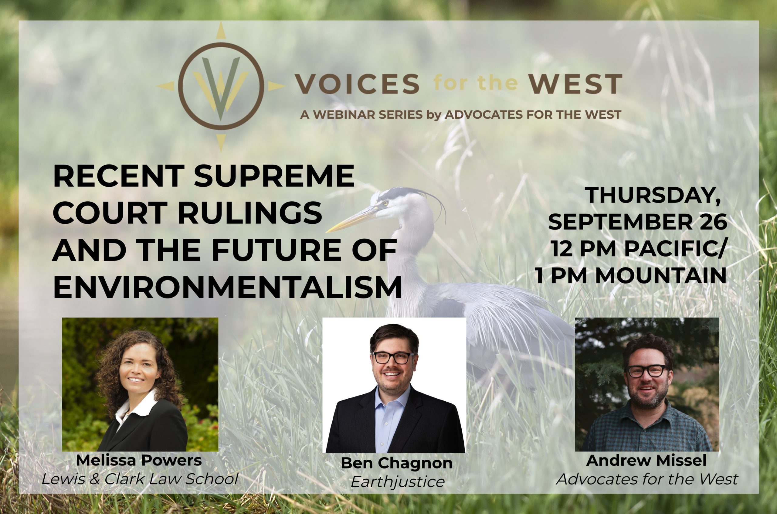 9-26-24 Voices for the West: Recent Supreme Court Rulings and the ...